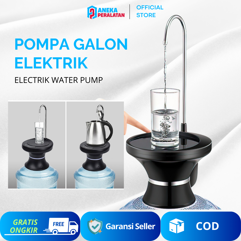 Jual Pompa Galon Air Elektronik / Rechargeable Water Dispenser Electric ...