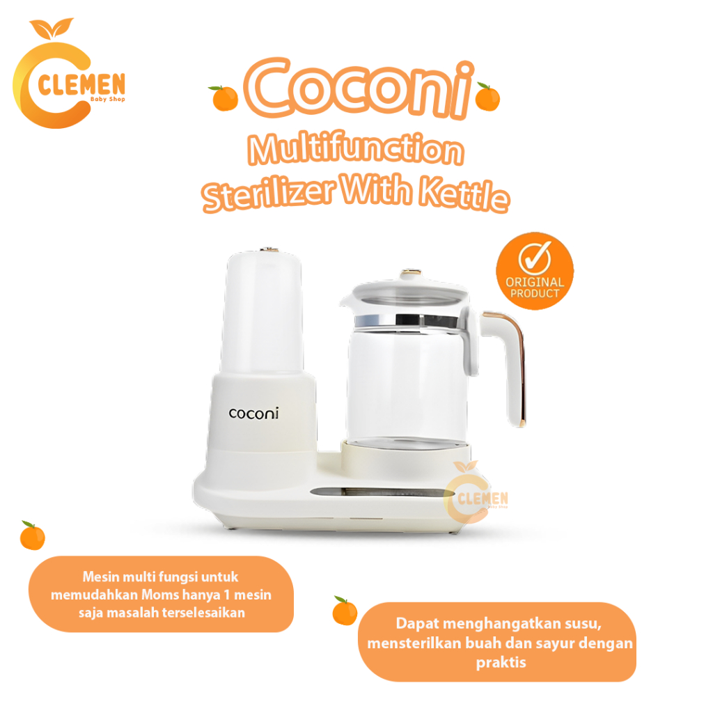 Jual Coconi Smart Kettle Milk Wamer With Sterilizer (Penghangat Susu ...