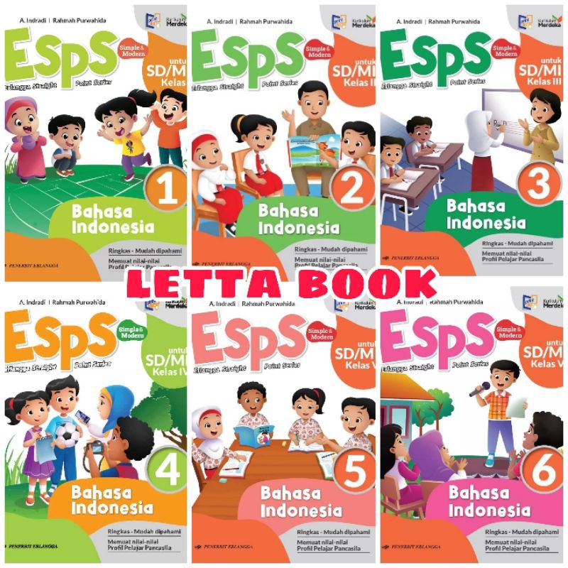 Jual BUKU ESPS BAHASA INDONESIA KELAS 1 2 3 4 5 6 SD/MI KURIKULUM MERDEKA | Shopee Indonesia