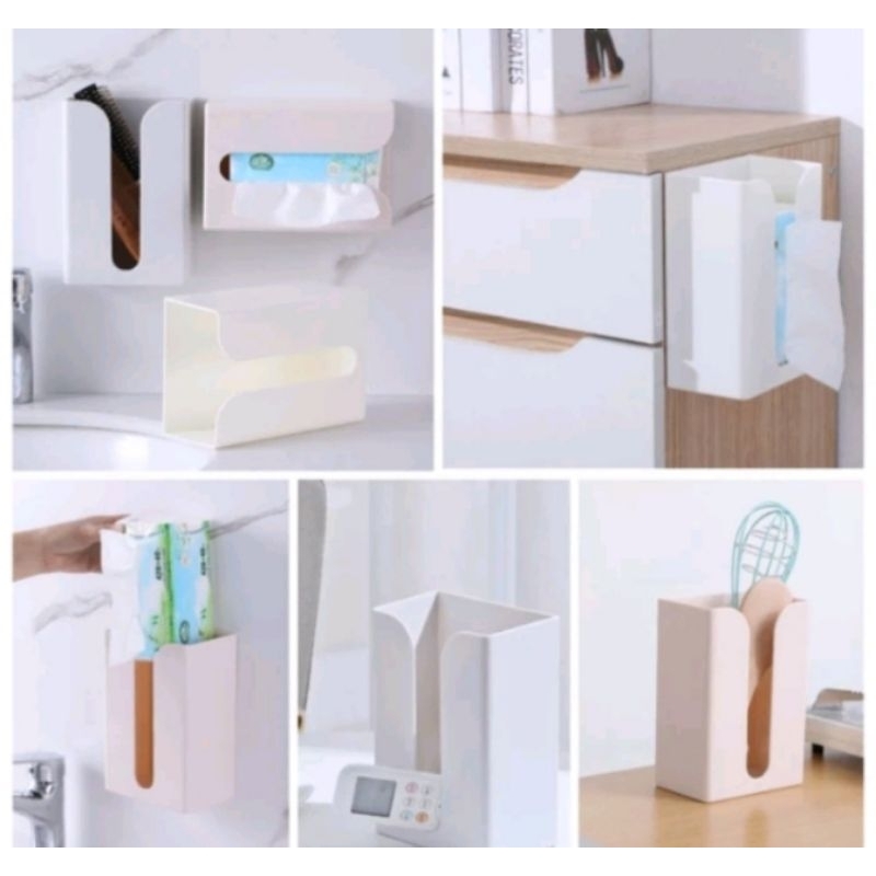 Jual Tempat Tissue Tempel Dinding Multifungsi | Shopee Indonesia