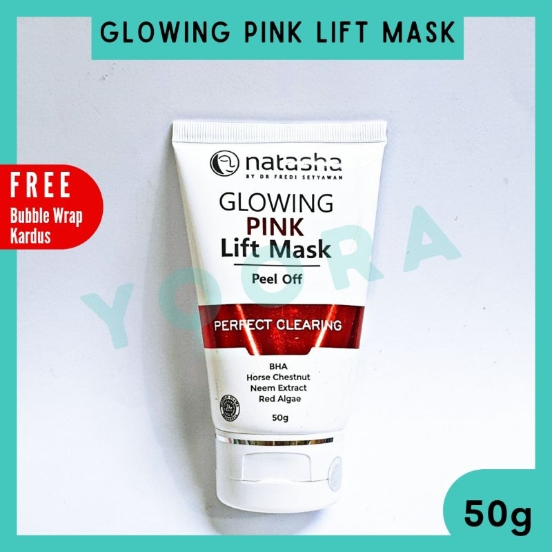 Jual GLOWING PINK LIFT MASK/MASKER NATASHA / MASKER PENCERAHAN /MASKER ...