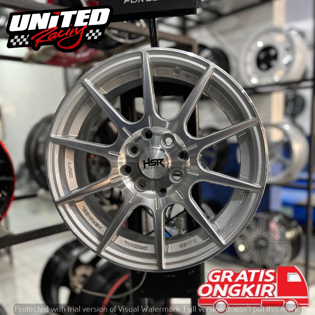 Jual VELG RING 15 RACING LOOK HSR RAI S2 R15 UNTUK MOBIL SIRION AGYA BRIO DATSUN GO BINGUO PELEK ...