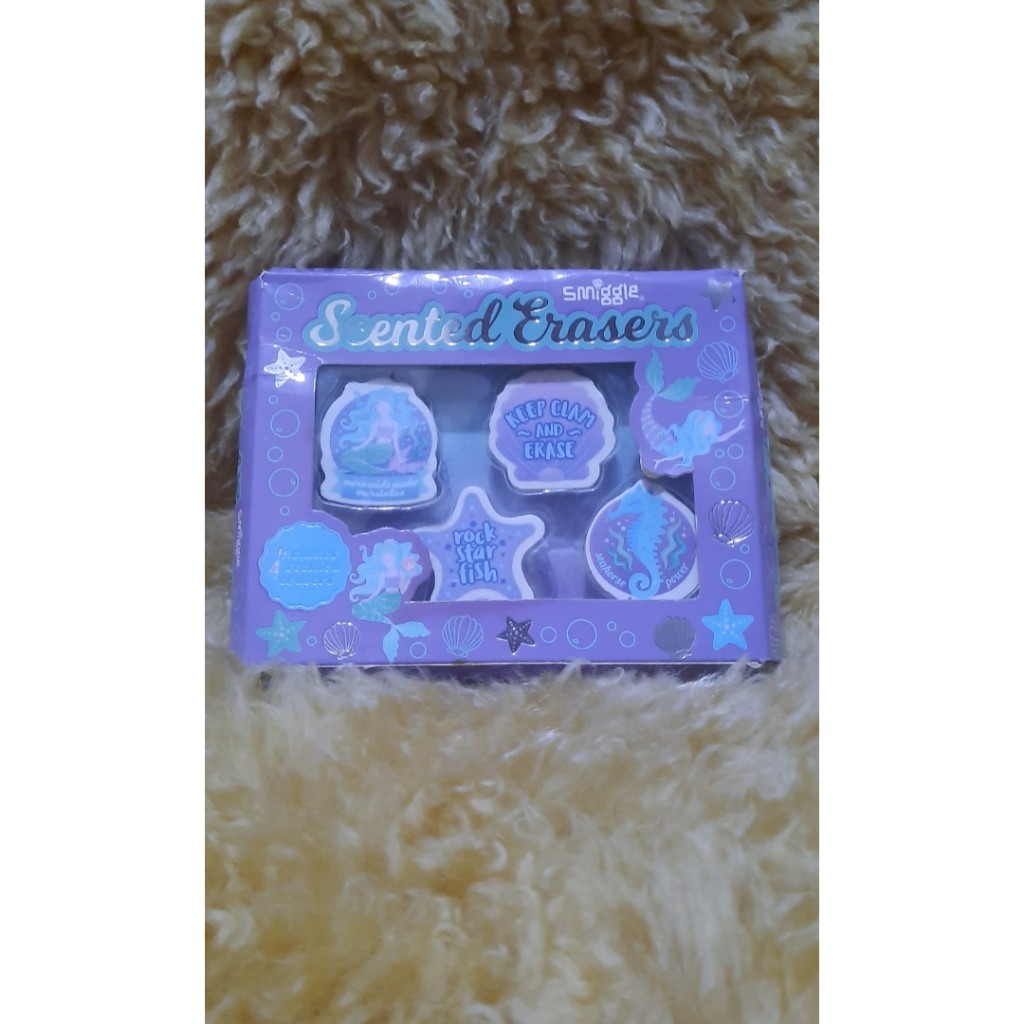 Jual SMIGGLE SCENTED ERASER ( MERMAID THEMED ) | Shopee Indonesia