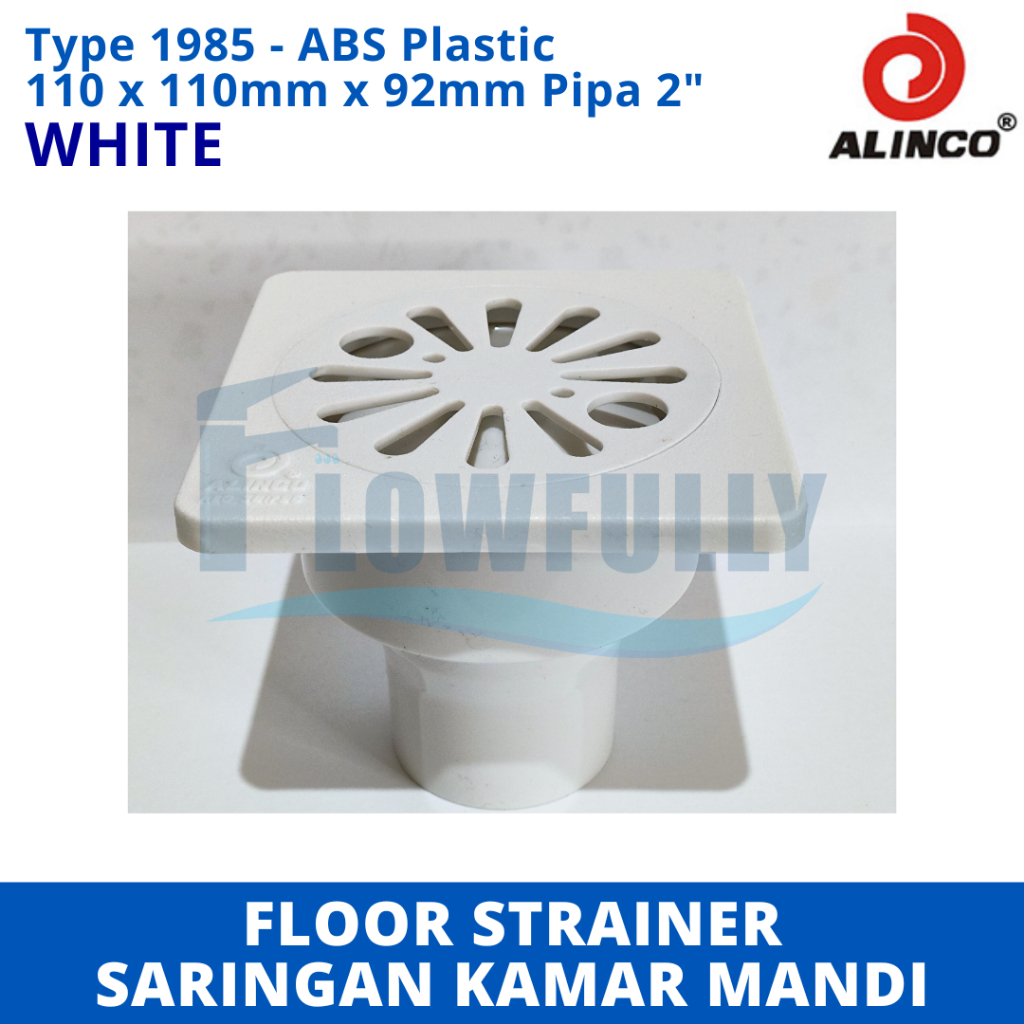 Jual SARINGAN GOT FLOOR STRAINER PVC WHITE PUTIH ALINCO | Shopee Indonesia