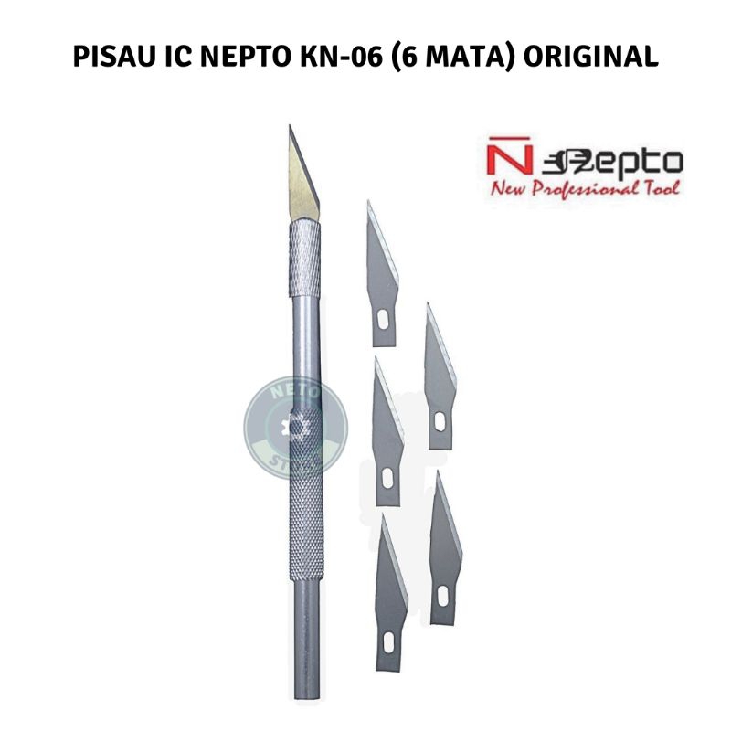 Jual PISAU IC NEPTO KN-06 (6 MATA) ORIGINAL | Shopee Indonesia