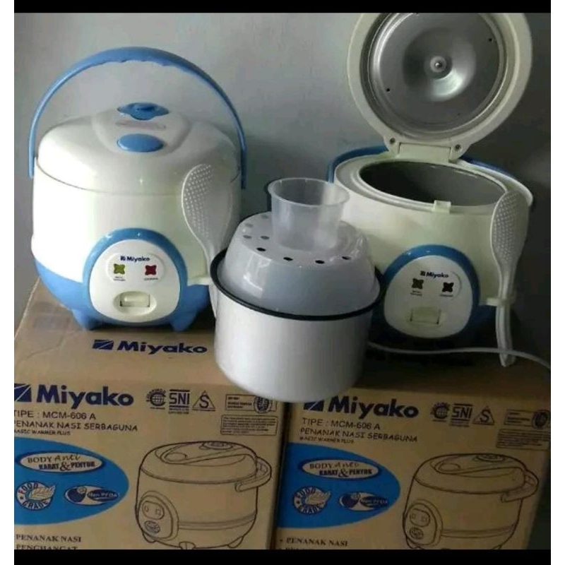 Jual magic com mcm 606A miyako magic warmer rice cook 0.63liter ...