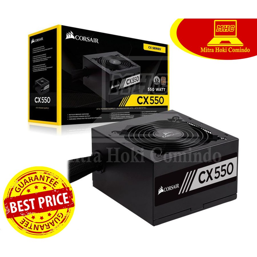Jual Power Supply Corsair 550W CX550 Corsair 550W 80+ Bronze Pure ...