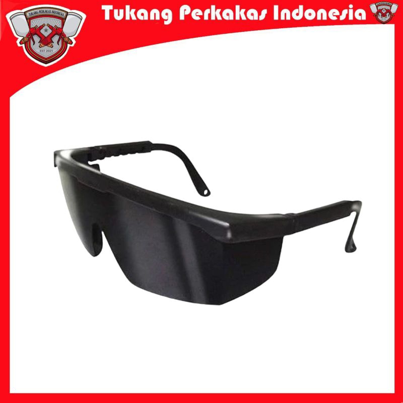 Jual kacamata safety las gerinda hitam safety kaca mata las hitam | Shopee Indonesia