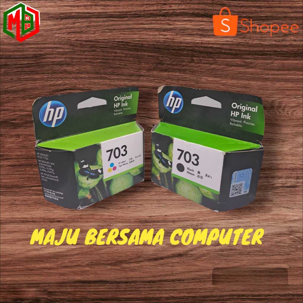 Jual Paket Tinta HP 703 Black+Color Original | Shopee Indonesia