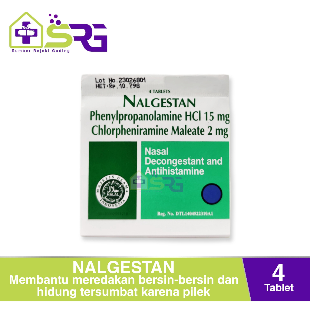 Jual Nalgestan 4 Tablet - Meringankan Gejala Flu | Shopee Indonesia