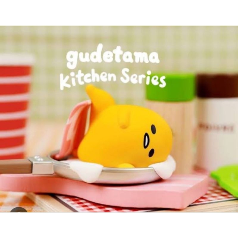 Jual Pop Mart Gudetama Kitchen Series Bacon Fried Egg Open Box Action ...