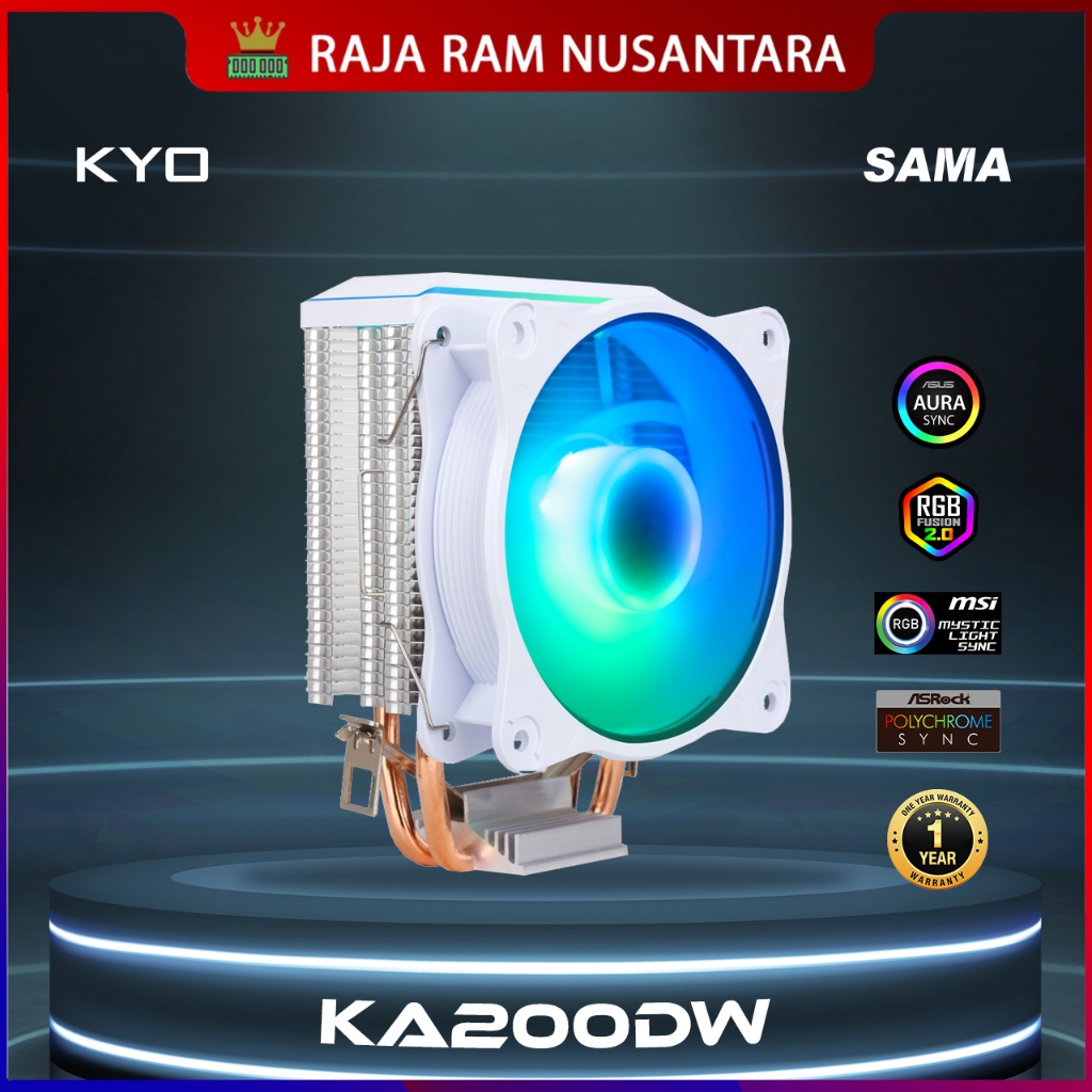Jual KYO SAMA KA200DW CPU COOLER ARGB FAN PROCESSOR COOLER ARGB 2 ...