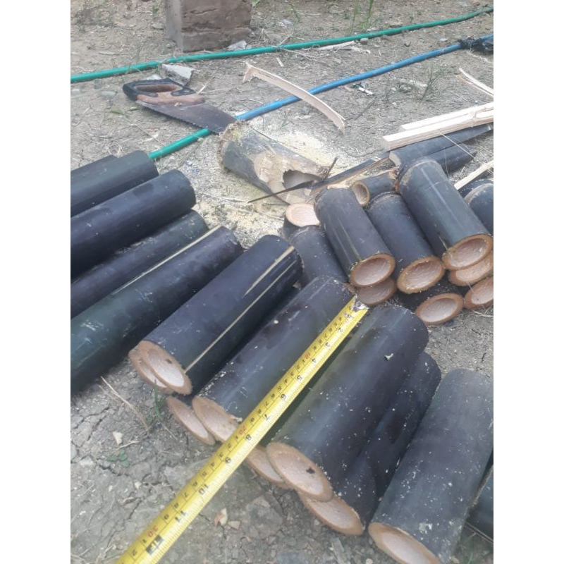 Jual Bambu hitam potongan tanpa ruas. | Shopee Indonesia