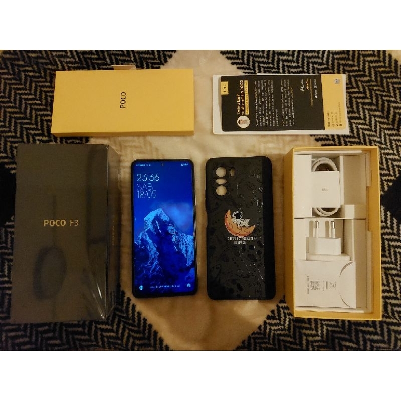 Jual Poco F3 8/256 GB HyperOS (RAM 8+8 GB) Night Black Second Bekas ...
