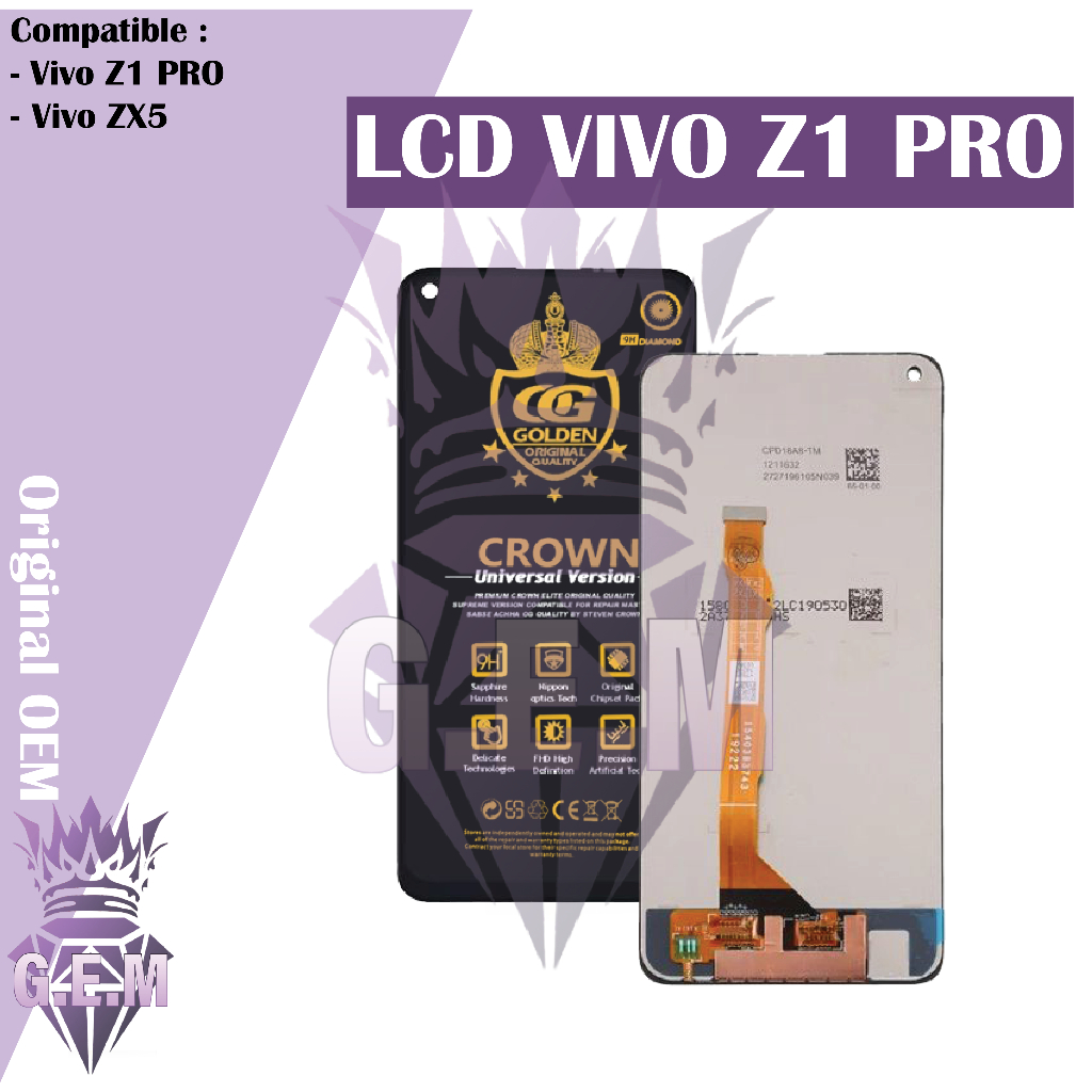 Jual LCD TOUCHSCREEN VIVO Z1 PRO / ZX5 FULLSET COMPLETE ORIGINAL | Shopee Indonesia
