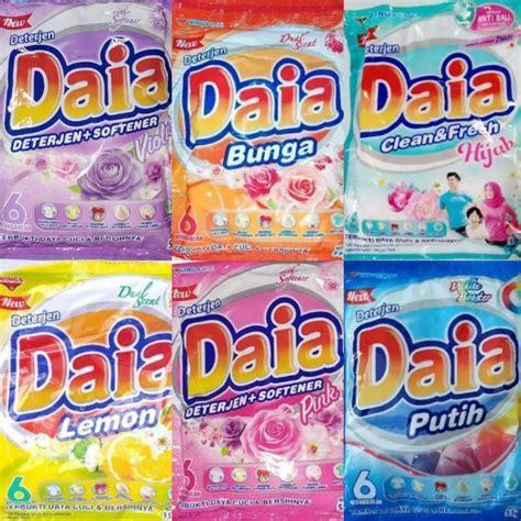 Jual Daia Deterjen Bubuk Sachet 46 gram ALL VARIANT (1 renceng) | Shopee Indonesia