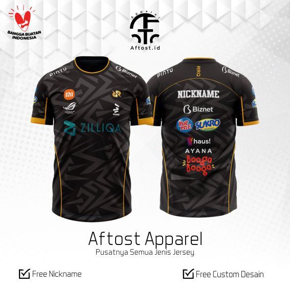 Jual JERSEY BAJU RRQ TERBARU MPL SEASON 10 2023 FREE NICK NAME FULL ...