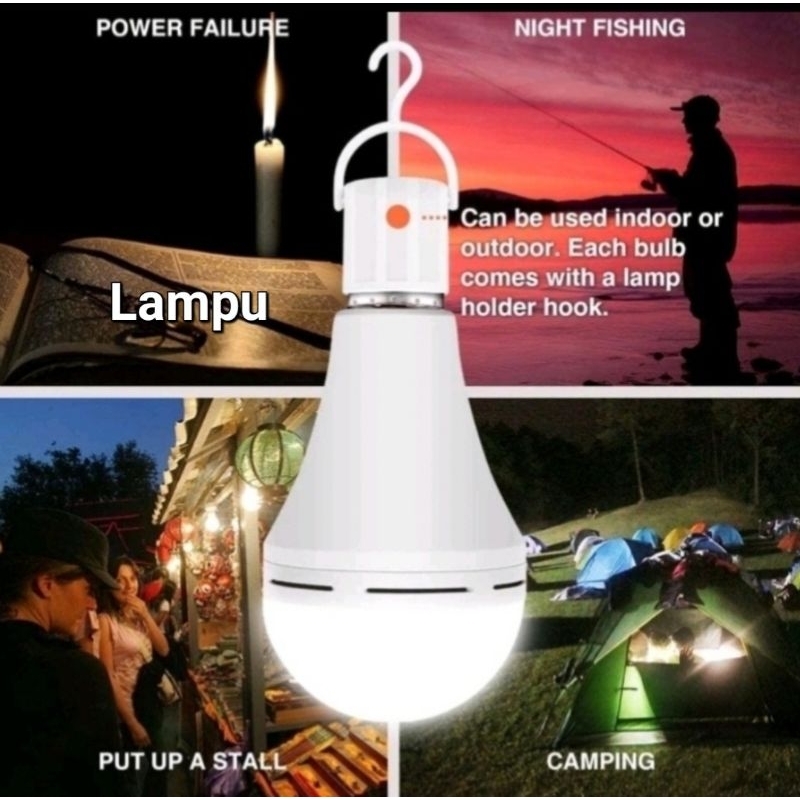 Jual LAMPU LED BULB EMERGENCY LIGHT 15 WATT AVERA LAMPU PASAR MALAM ...