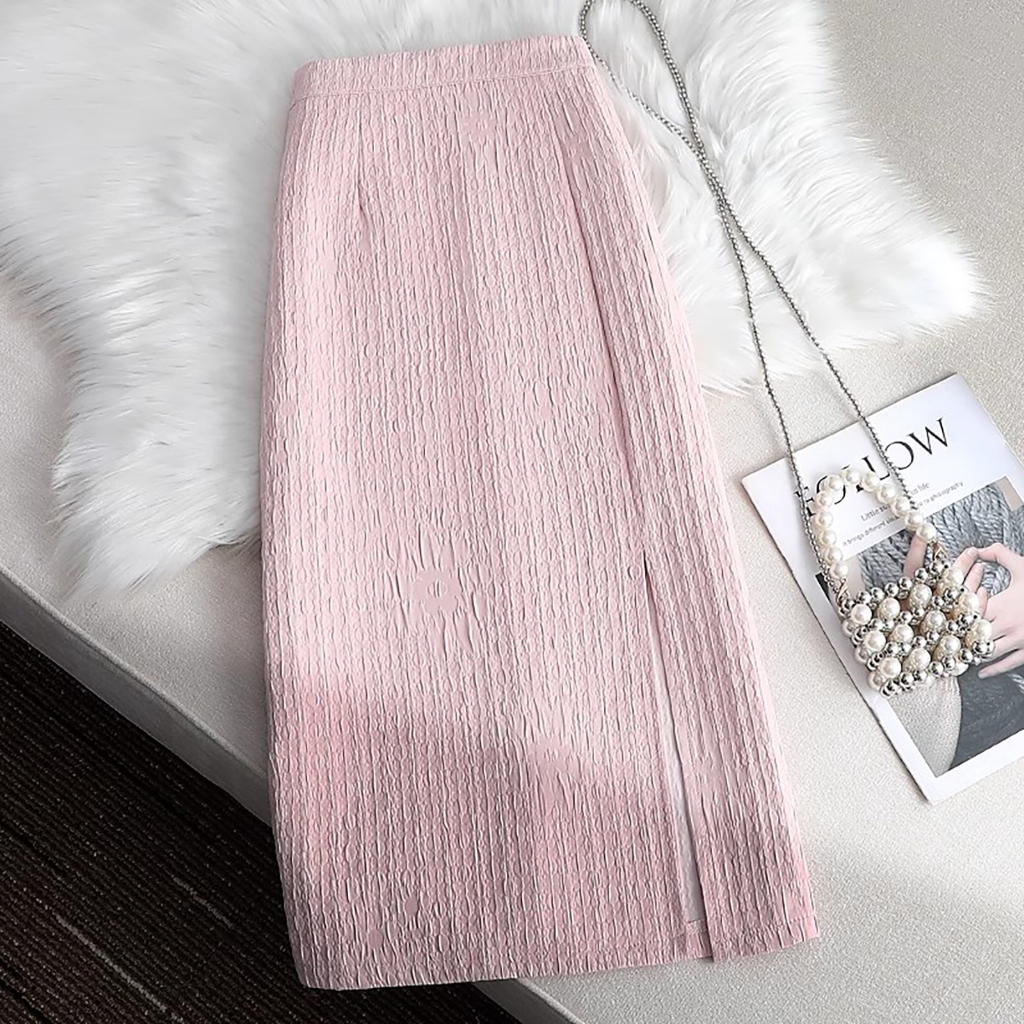 Jual 【boll.id】Rok Wanita Jumbo/Midi Korean Skirt/Rok Midi Wanita/Rok ...