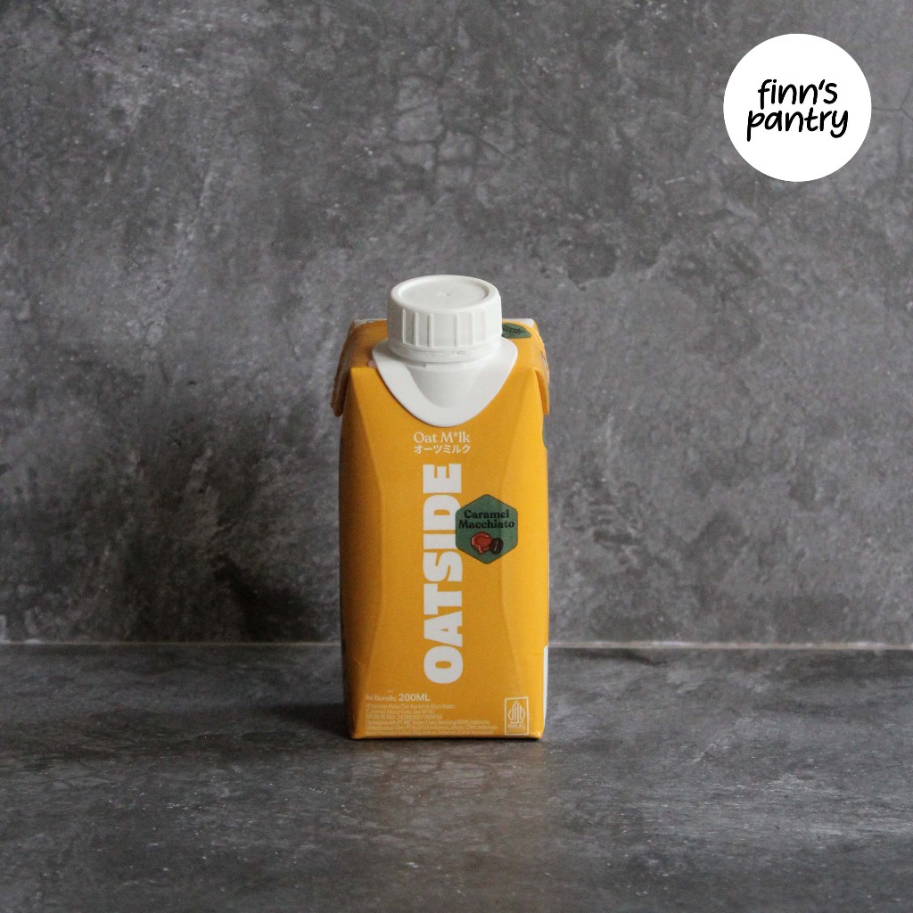 Jual OATSIDE Mini Caramel Macchiato Oat Milk 200ML - Susu Oat Gandum ...
