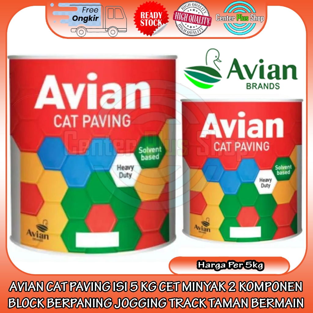 Jual AVIAN CAT PAVING ISI 5 KG CET MINYAK 2 KOMPONEN BLOCK BERPANING ...