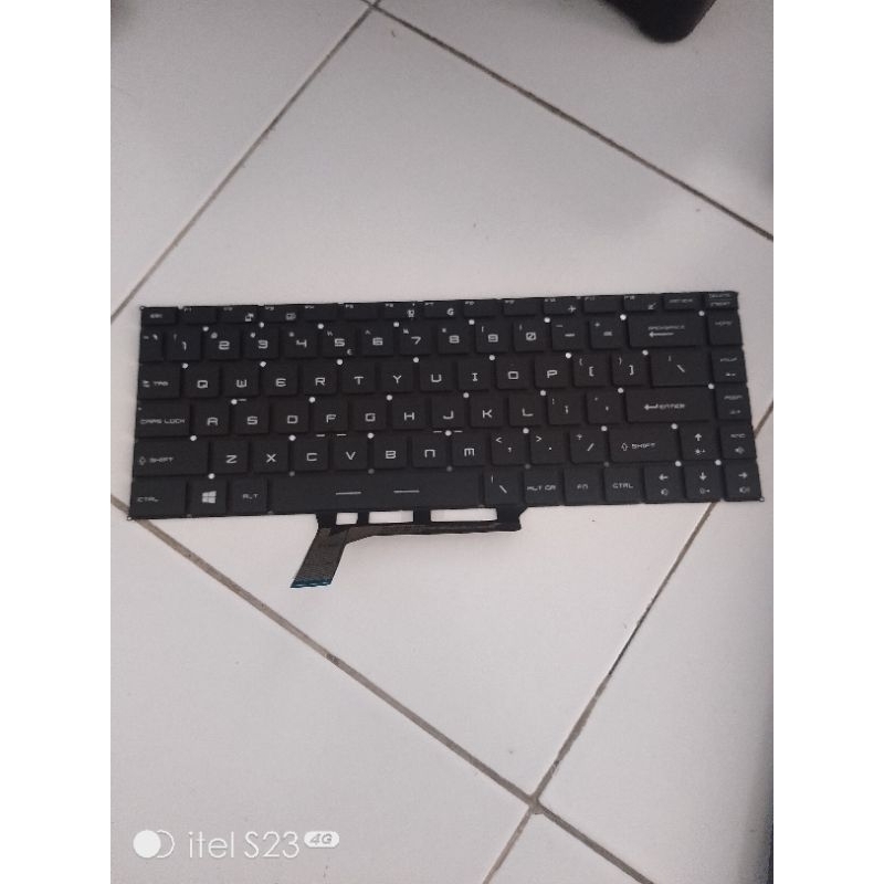 Jual Keyboard MSI GF63 8rc 8rd MS-16R3 huruf putih | Shopee Indonesia