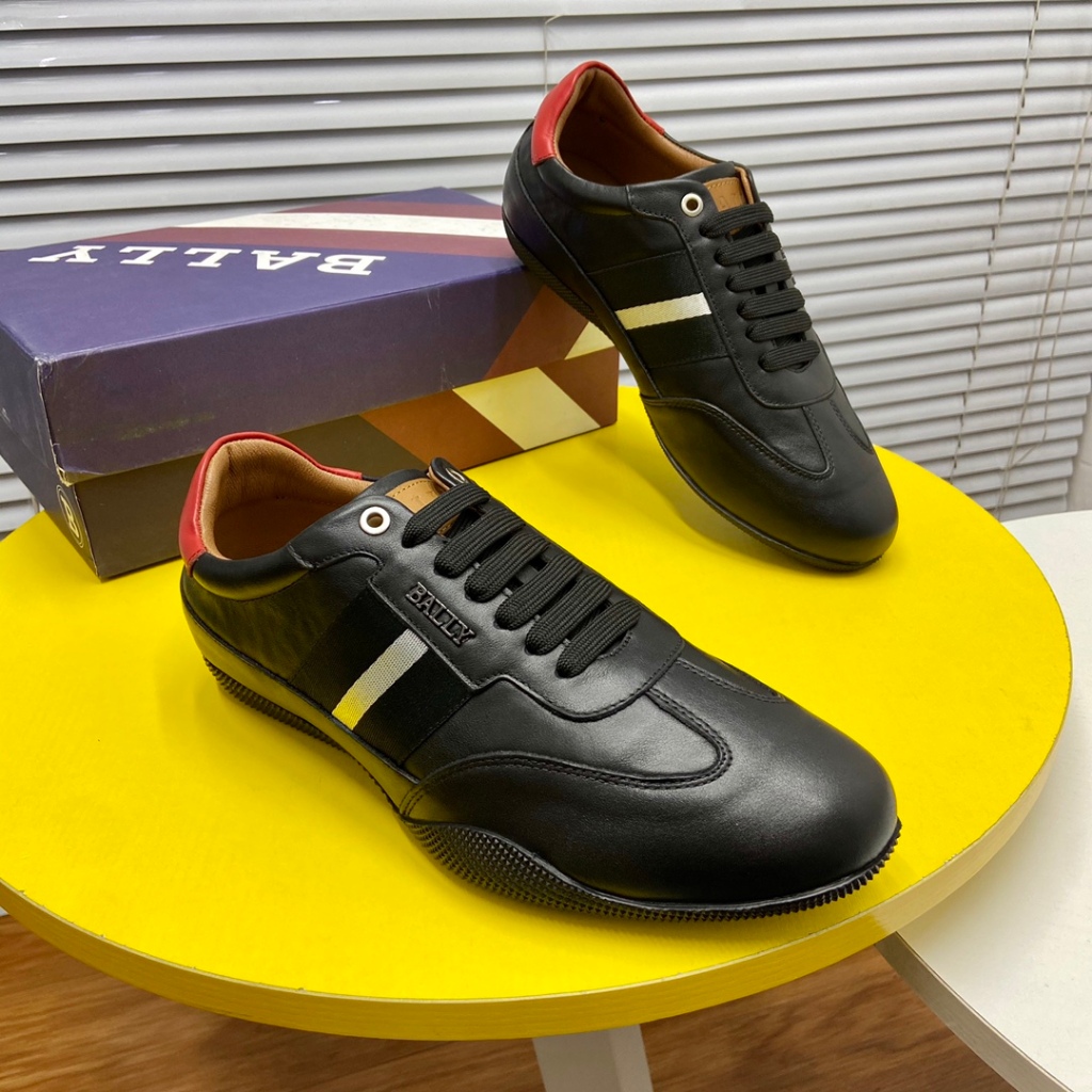 Jual Sepatu Kasual Bisnis Pria Baru BALLY Asli, Sepatu Pria Bahan Kulit ...