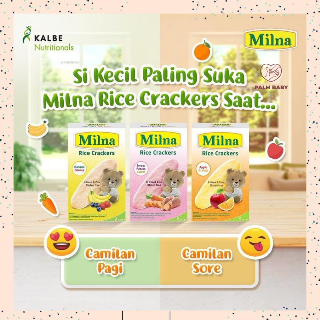 Jual Milna Rice Crackers 20gr | Shopee Indonesia