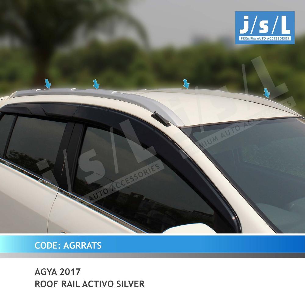 Jual ROOF RAIL AGYA AYLA MODEL ACTIVO COLOUR BY REQUEST | Shopee Indonesia