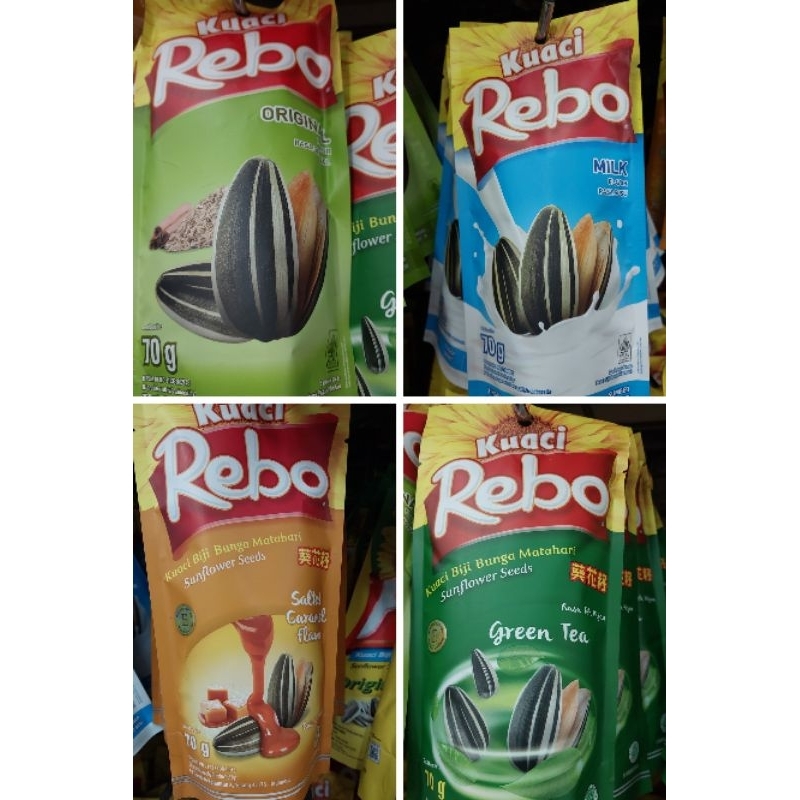Jual KUACI REBO ORIGINAL MILK SALTED CARAMEL GREEN TEA 70GR | Shopee ...