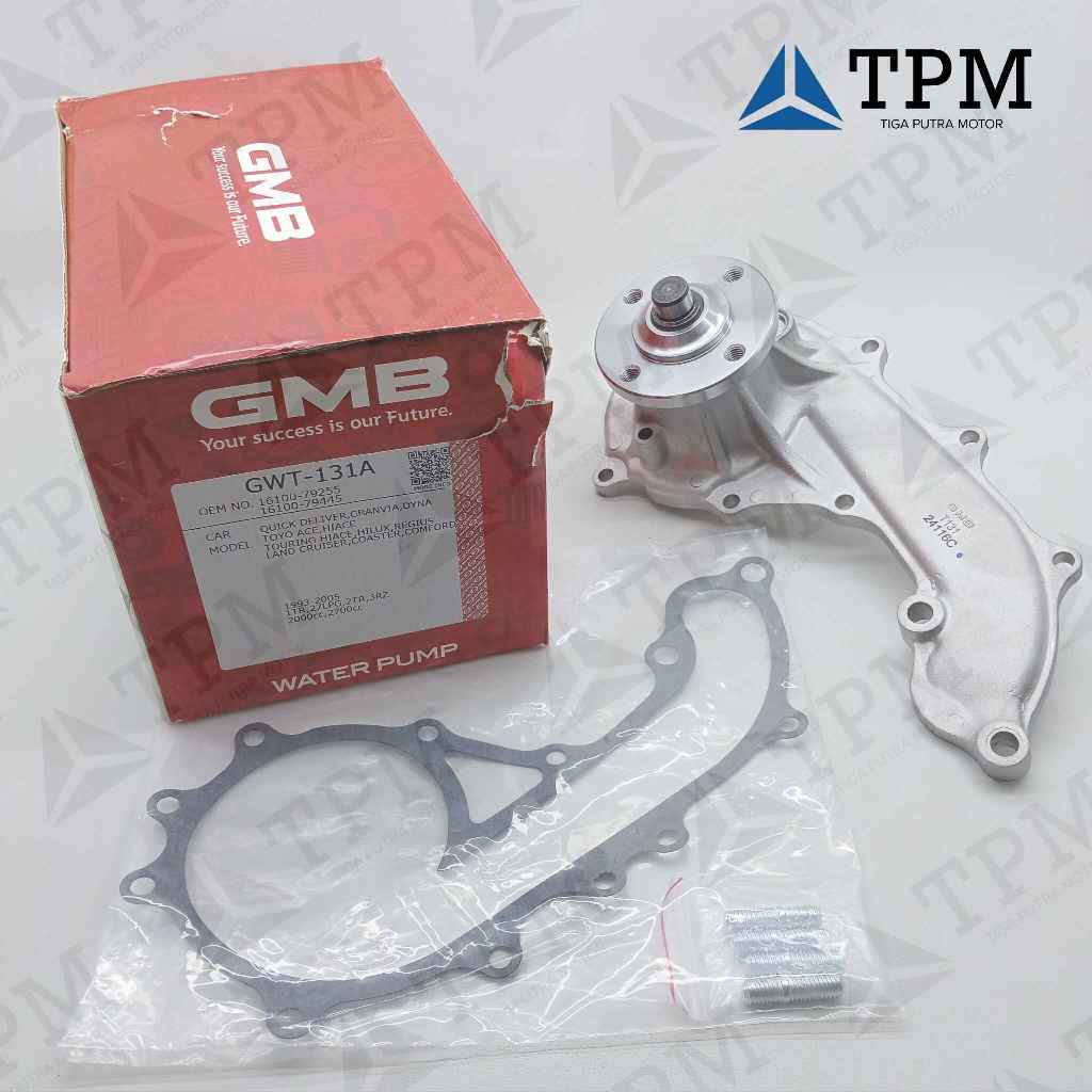 Jual WATER PUMP INNOVA / FORTUNER / LANCRUISER 90 GWT-131A GMB JAPAN ...