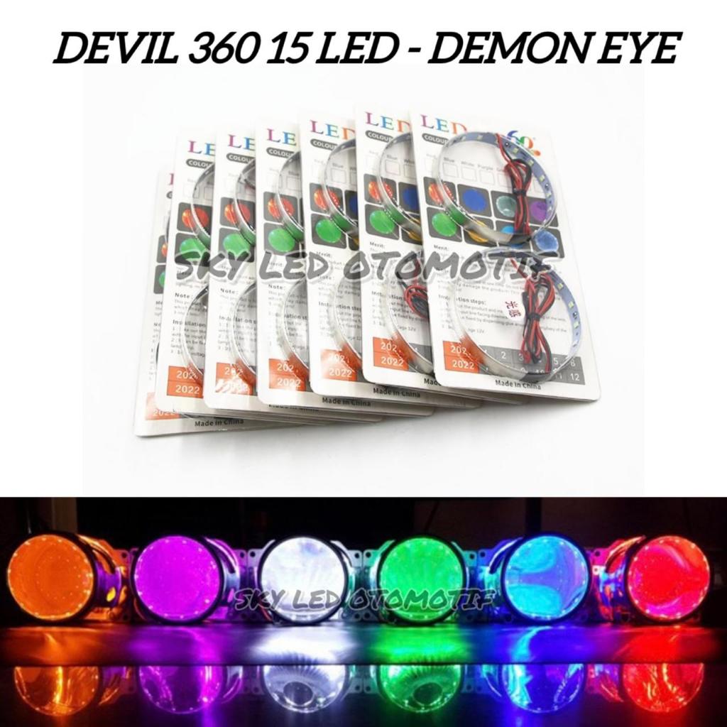 Jual Devil Eye 360 15 Led / Demon Eye 360 Biled / Devil Eye 360 Biled ...