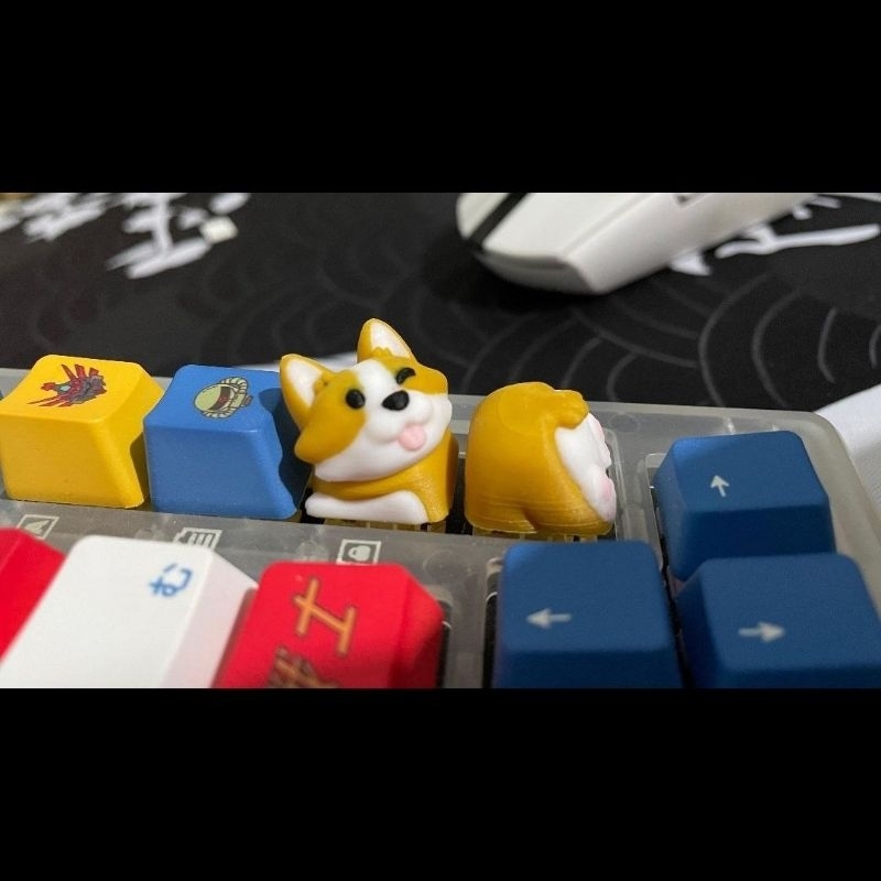 Jual Artisan Keycaps Shiba Inu / Corgy Mechanical Keyboard Custom ...
