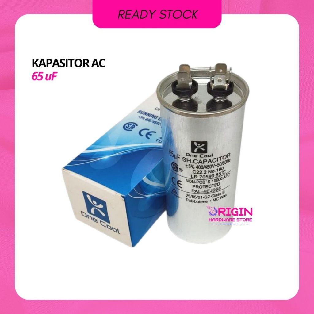 Jual Kapasitor AC 65 uf/Capacitor AC 65 Mikro/Running Kapacitor 65uf Micro | Shopee Indonesia