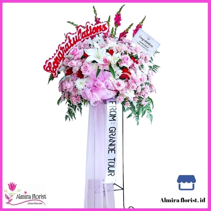 Jual karangan bunga standing bunga asli segar | Shopee Indonesia