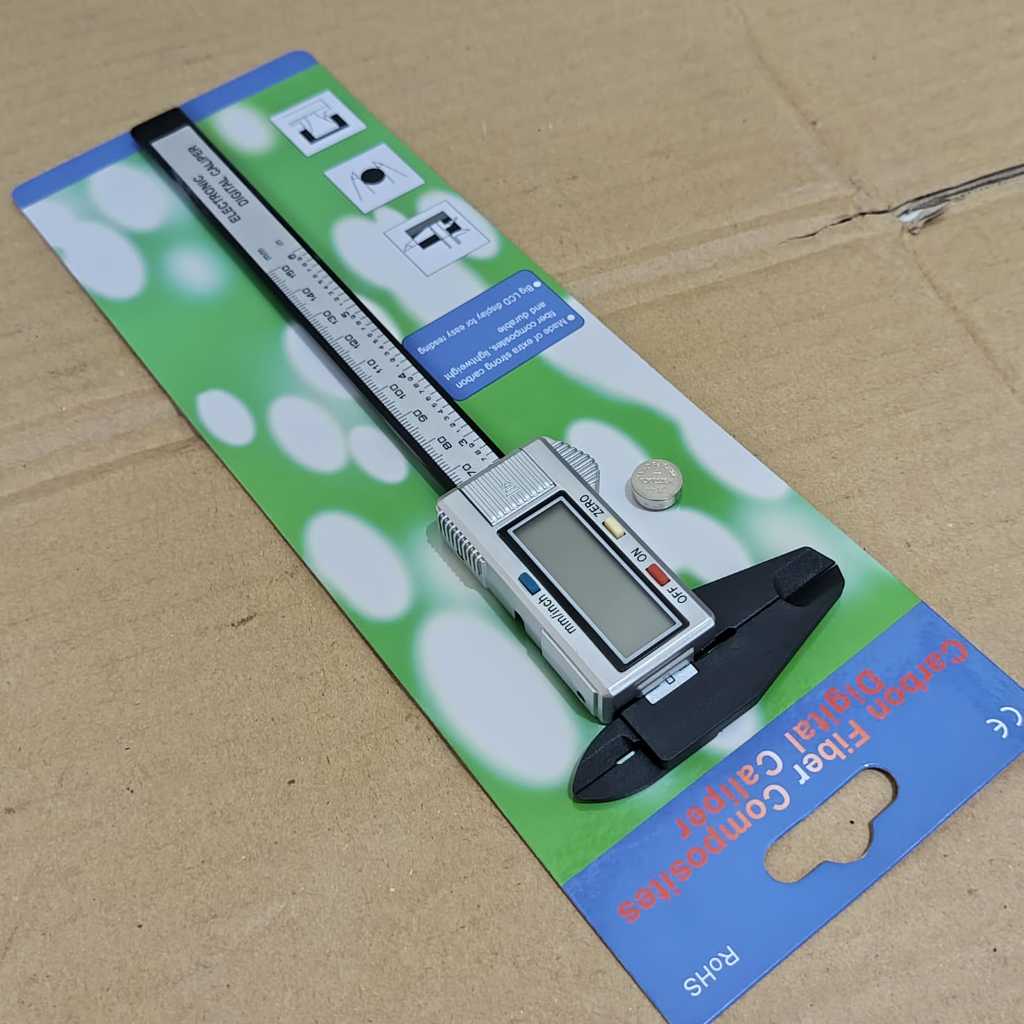 Jual Jangka Sorong Sketmat Sigmat Digital Vernier Caliper / Kaliper 150mm - Free Battery ...