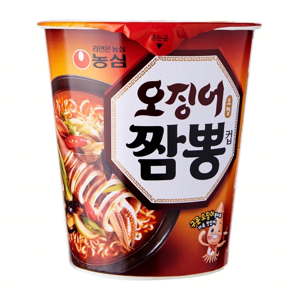 Jual Nongshim Korean Champong Spicy Squid Seafood 67g | Shopee Indonesia