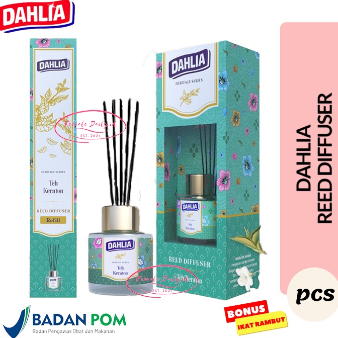 Jual Harga Grosir Dahlia Reed Diffuser alatRefil teh keraton pengharum ...