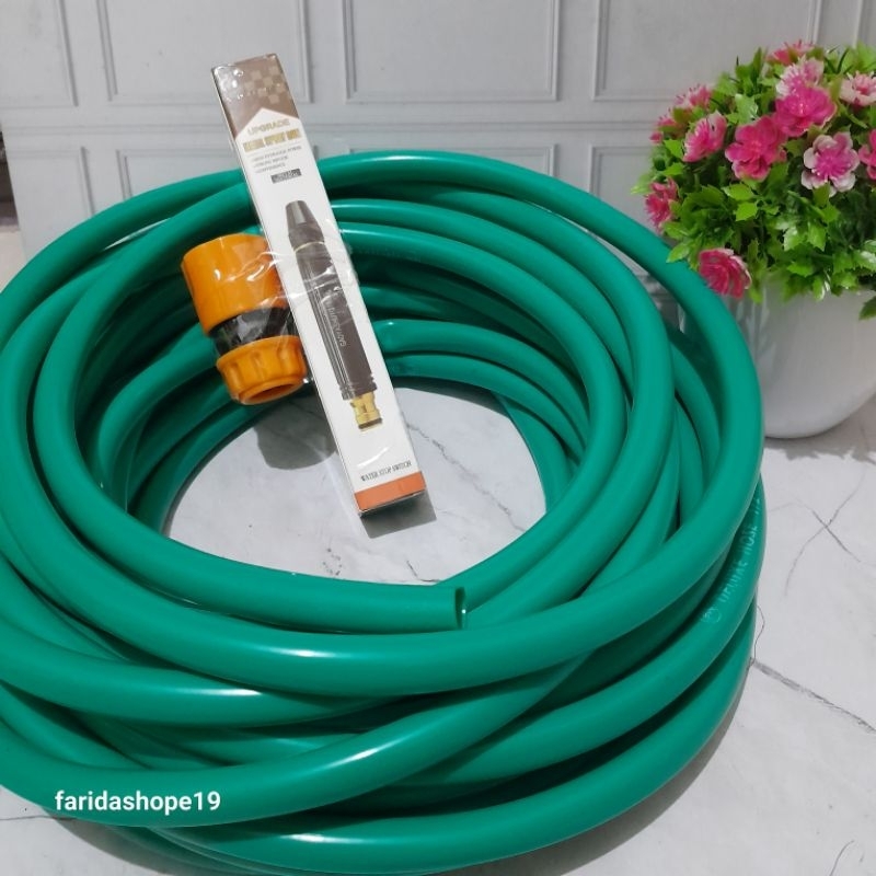 Jual 20METER SELANG AIR DOP SET SEMPROTAN LURUS HITAM | Shopee Indonesia