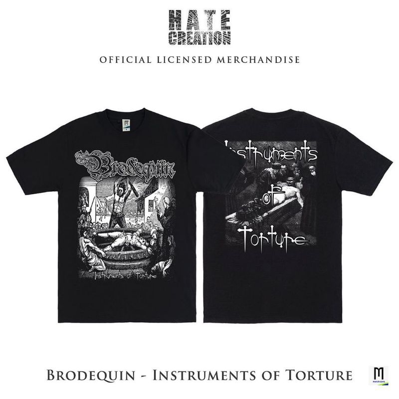 Jual OFFICIAL TSHIRT BRODEQUIN – Instrument Of Torture | Shopee Indonesia
