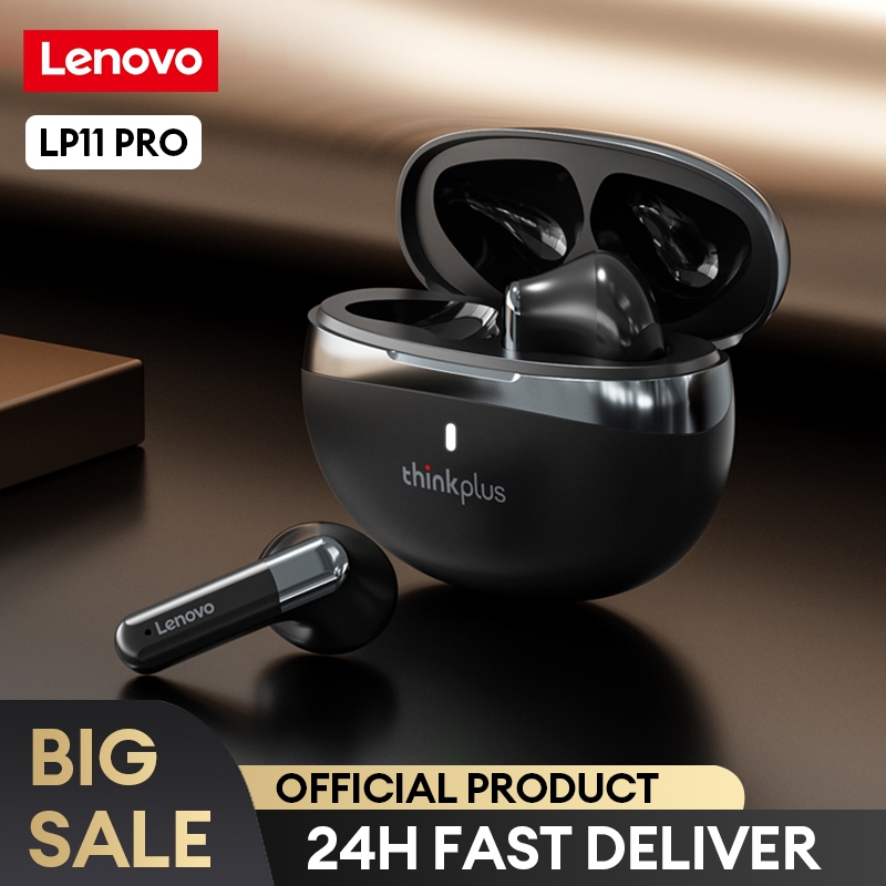 Jual Lenovo Thinkplus LP11 Pro TWS Bluetooth Earphone HiFi Subwoofer Stereo Headset Headphones ...