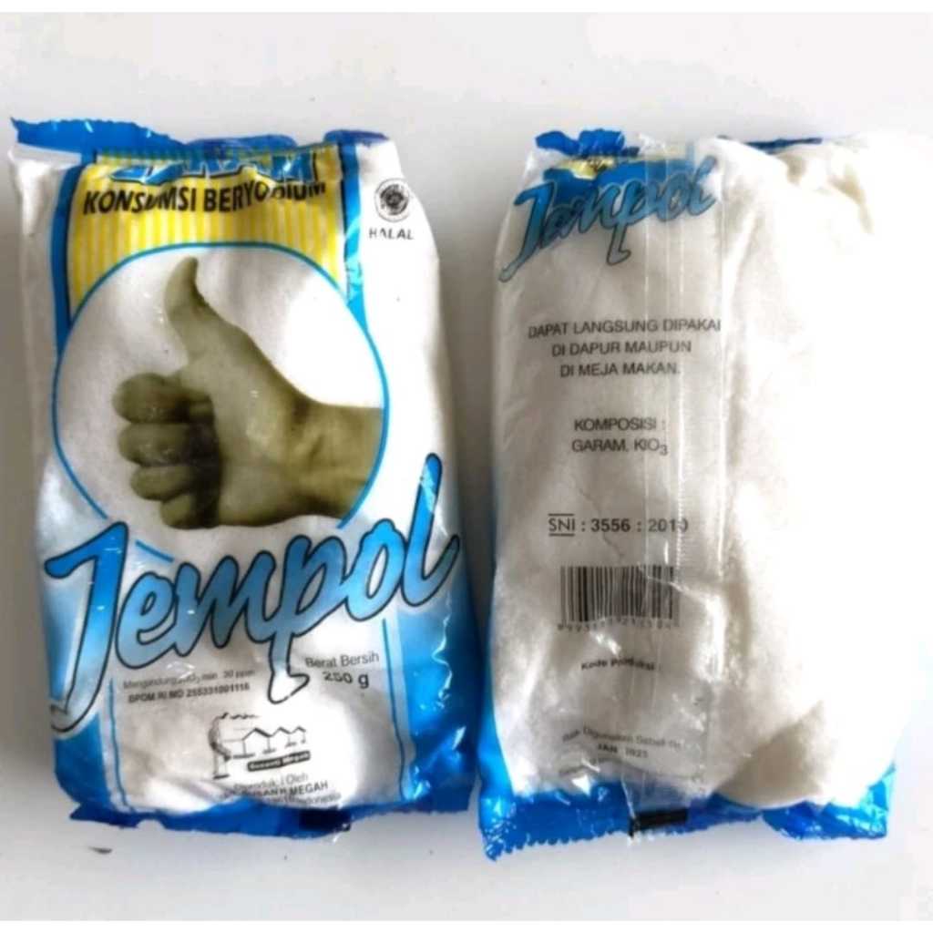 Jual GARAM DAPUR / GARAM HALUS CAP JEMPOL 250 GR | Shopee Indonesia