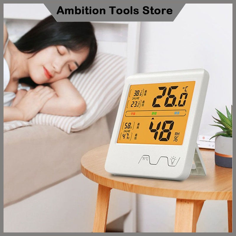 Jual Termometer ruangan Humidity Meter - Hygrometer Thermometer Ukur ...