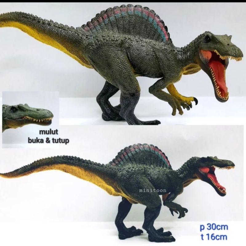 Jual SPINOSAURUS Action Figure Dinosaurus Hard Rubber Pajangan | Shopee ...
