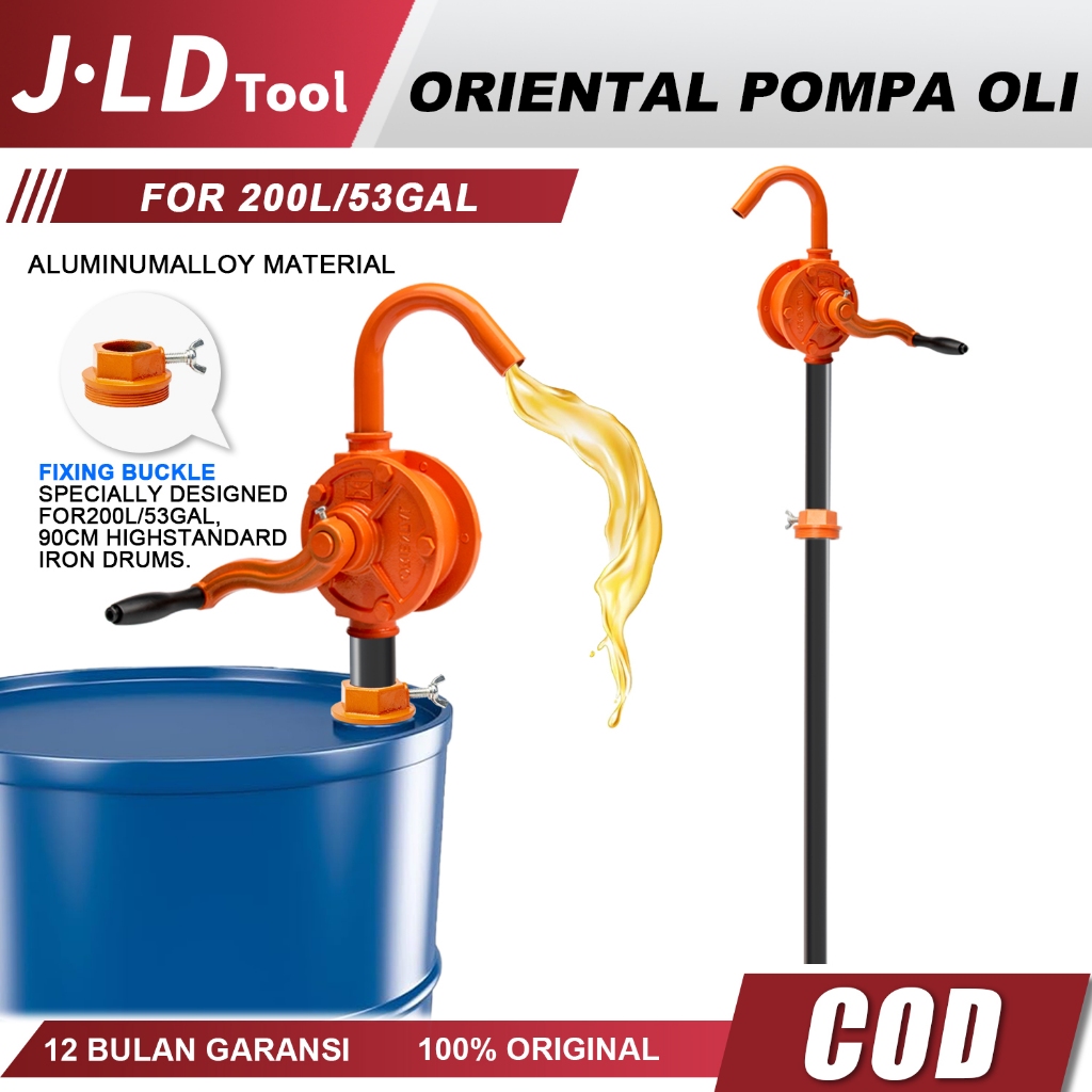 Jual JLD Oriental Pompa Oli Drum 55 Galon Murah Promo Rotary Hand Oil ...