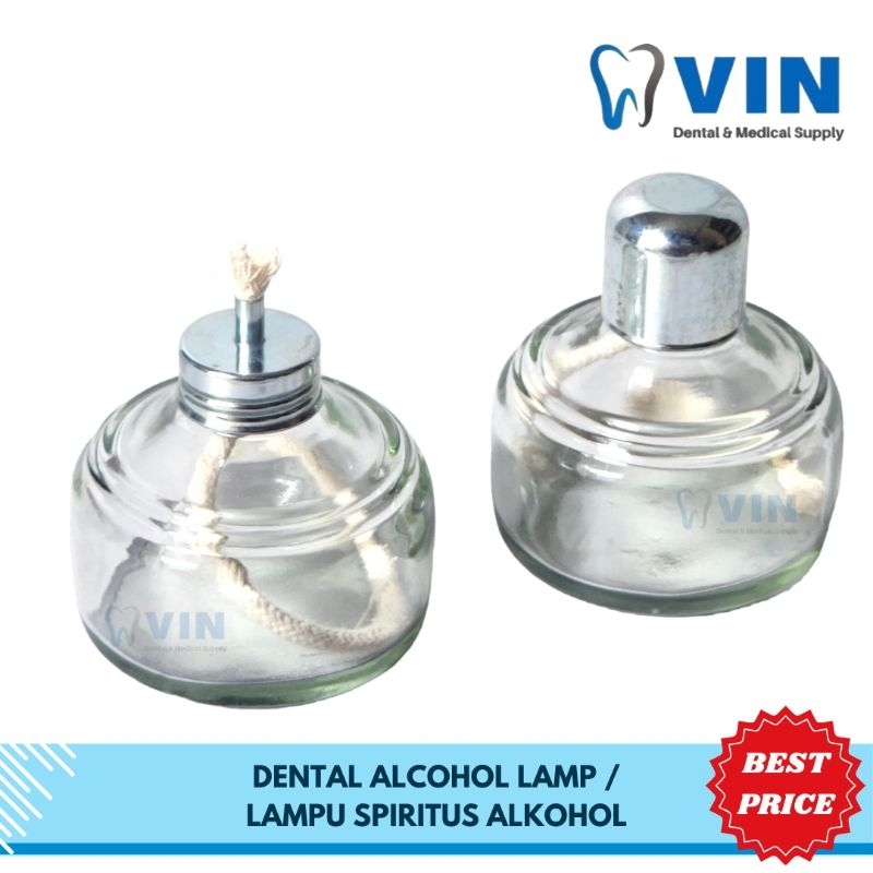 Jual Dental alcohol lamp / lampu alkohol / lampu spiritus 100ml ...