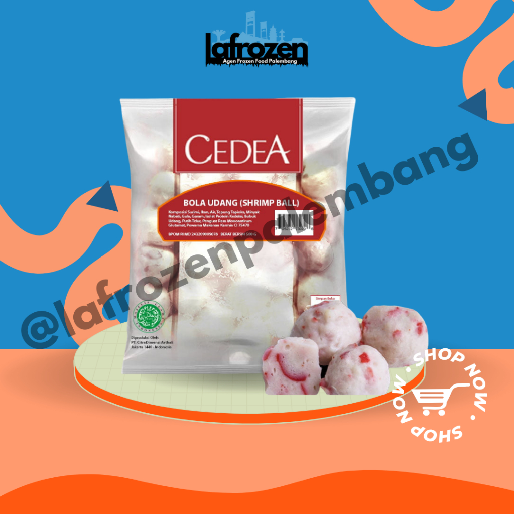 Jual CEDEA BOLA UDANG 500GR | SHRIMP BALL | BOLA UDANG | STEAMBOAT ...