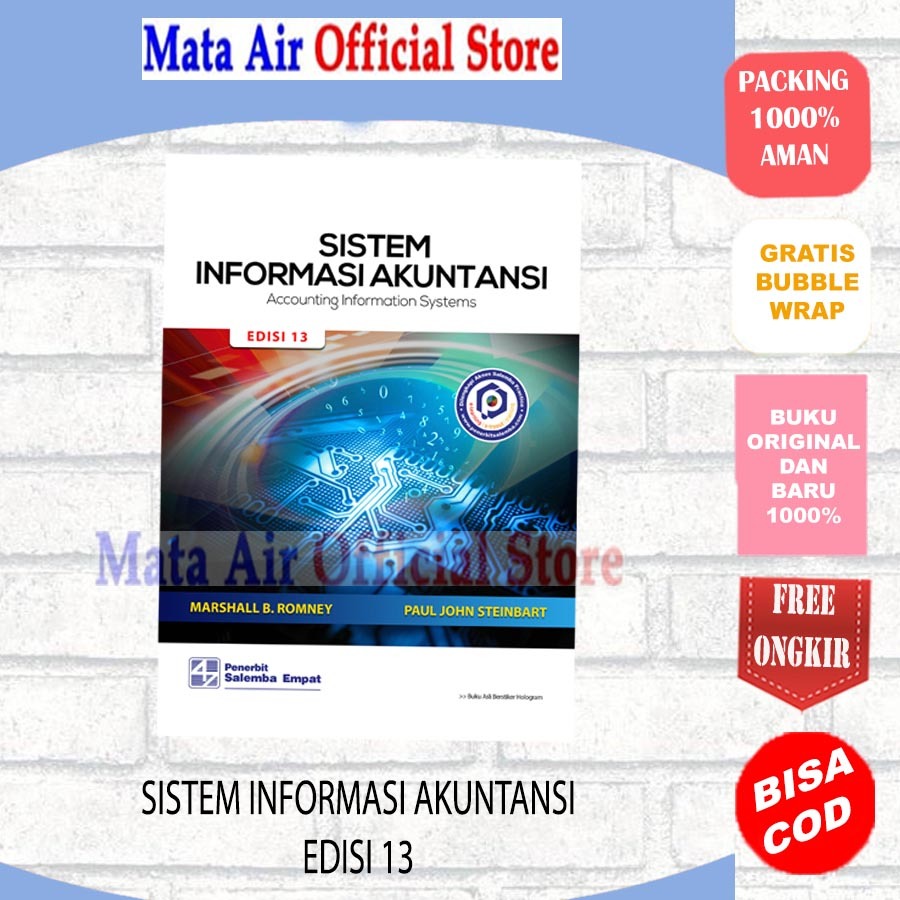 Jual BEST SELLER ORIGINAL SISTEM INFORMASI AKUNTANSI EDISI 13 - ROMNEY SALEMBA EMPAT | Shopee ...