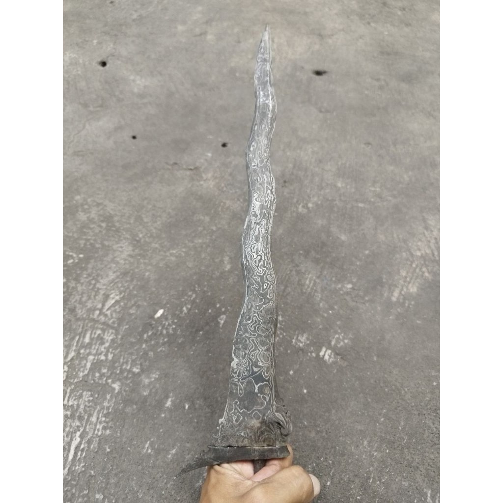 Jual Keris kamardikan luk 7 Balebang pamor Kupu Tarung | Shopee Indonesia