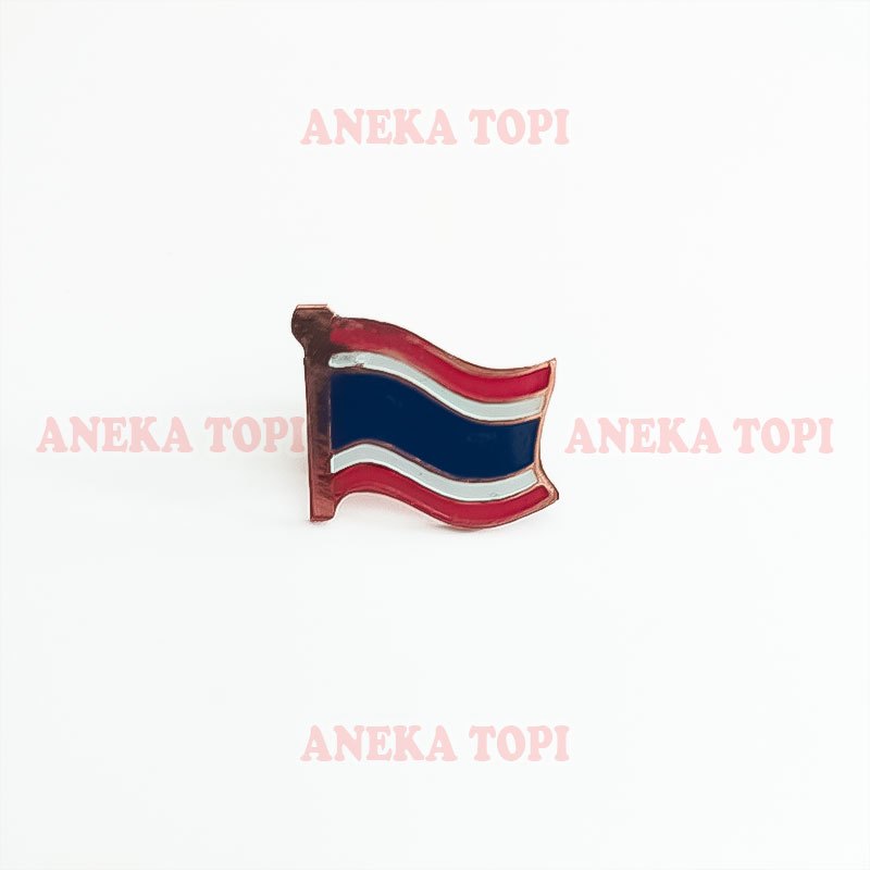 Jual Flag Pin Thailand Murah Pin Bendera Negara Thailand Bahan Kuningan ...